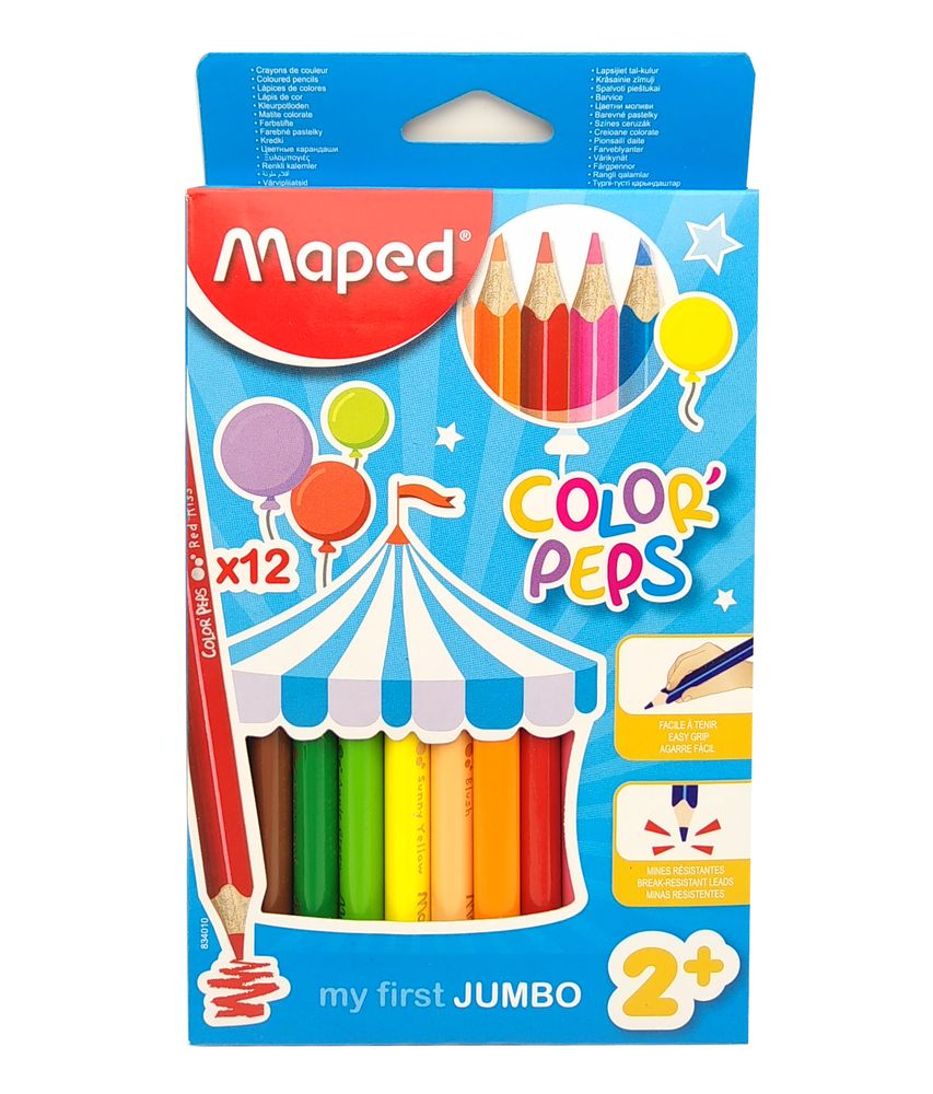 Matite colorate Maped Maxi Early Age scatola da 12 - Scuoleria