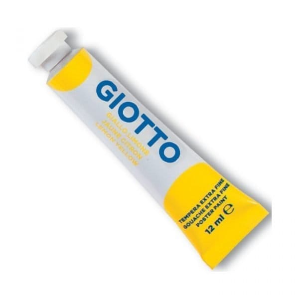 Tempera Giotto 12ml colore 03 giallo limone – Scuoleria
